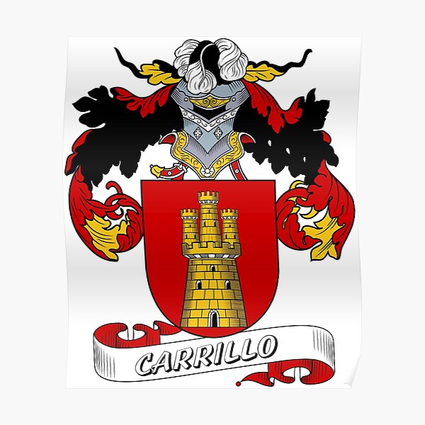 "Carrillo" Poster by HaroldHeraldry | Redbubble