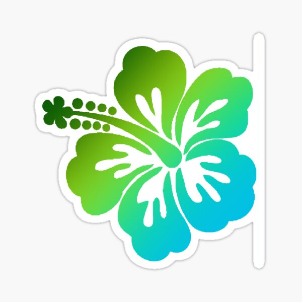 "Hawaii flower" Sticker for Sale by Bethlar | Redbubble