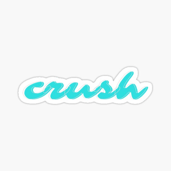 "Crush" Sticker by Leuxix | Redbubble