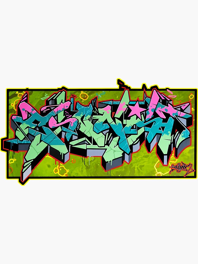 "ESONIST BY ESONE URBAN GRAFFITI STREET STYLE " Sticker for Sale by ...