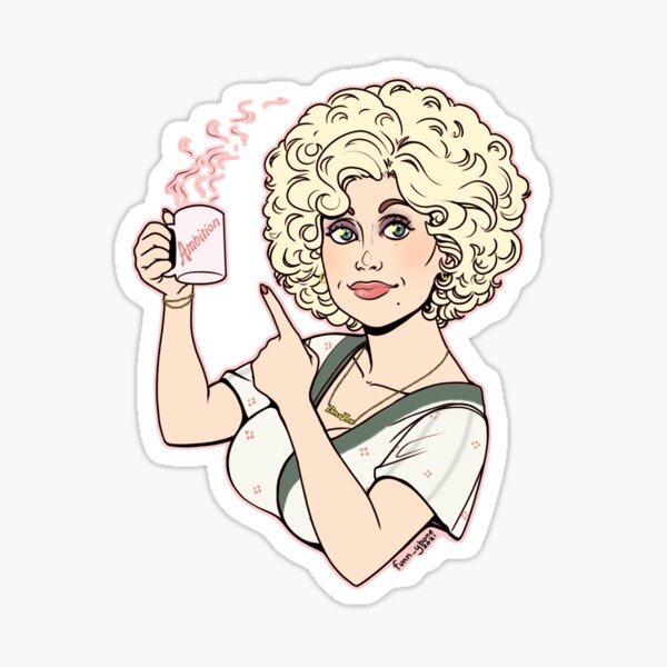 "9 to 5" Sticker for Sale by puffandstuff | Redbubble