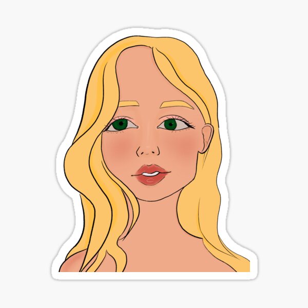 "Claire" Sticker for Sale by HighPink | Redbubble