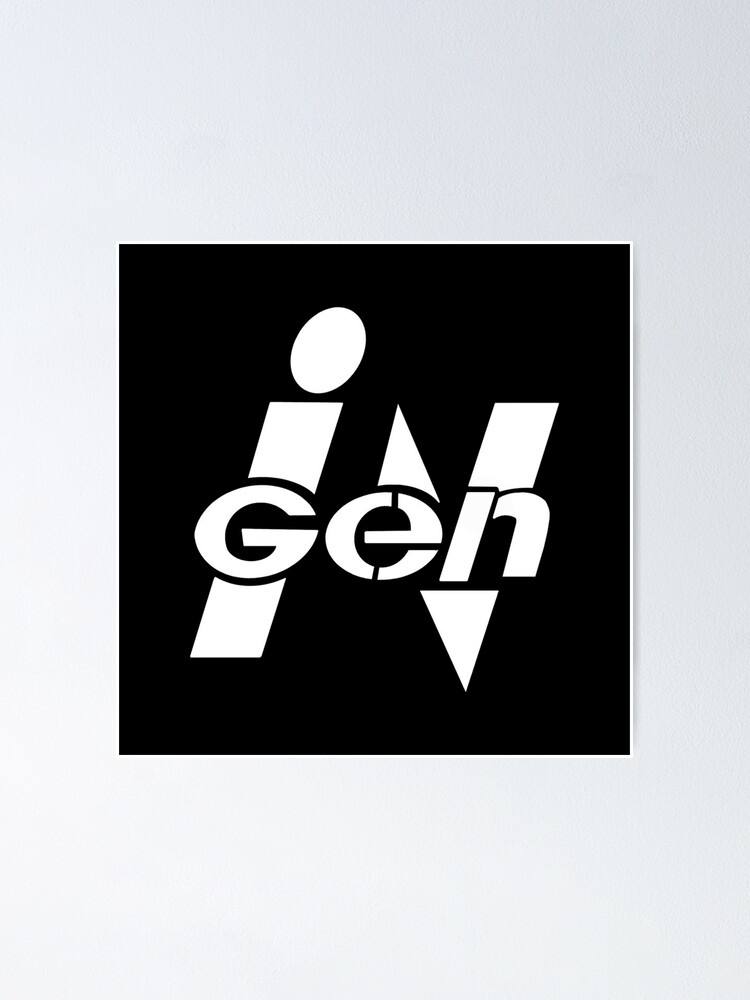 Póster «Logotipo de InGen (original) Blanco de alta calidad» de Geempah ...