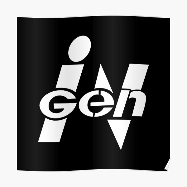 Póster «Logotipo de InGen (original) Blanco de alta calidad» de Geempah ...
