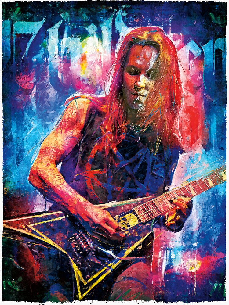 "Children Of Bodom’s Alexi Laiho frontman tribute art" Sticker by ...