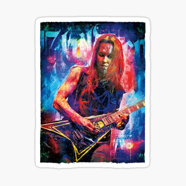 "Children Of Bodom’s Alexi Laiho frontman tribute art" Sticker by ...