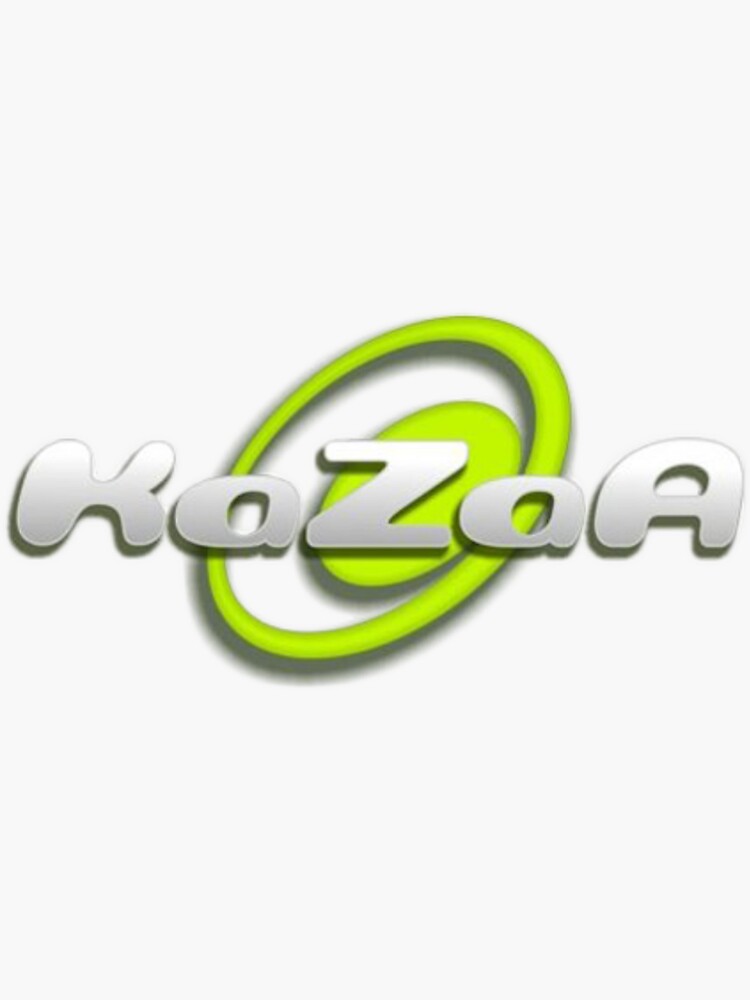 "Kazaa" Sticker for Sale by Double-Ghost | Redbubble