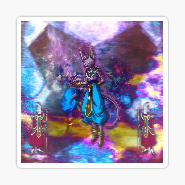"Lord Beerus" Sticker by HM07 | Redbubble