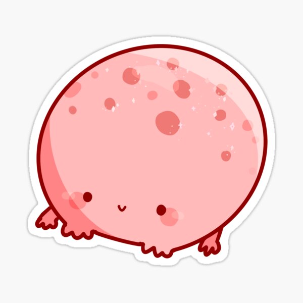 "Pink Squishy Frog" Sticker for Sale by Mymi123123 | Redbubble