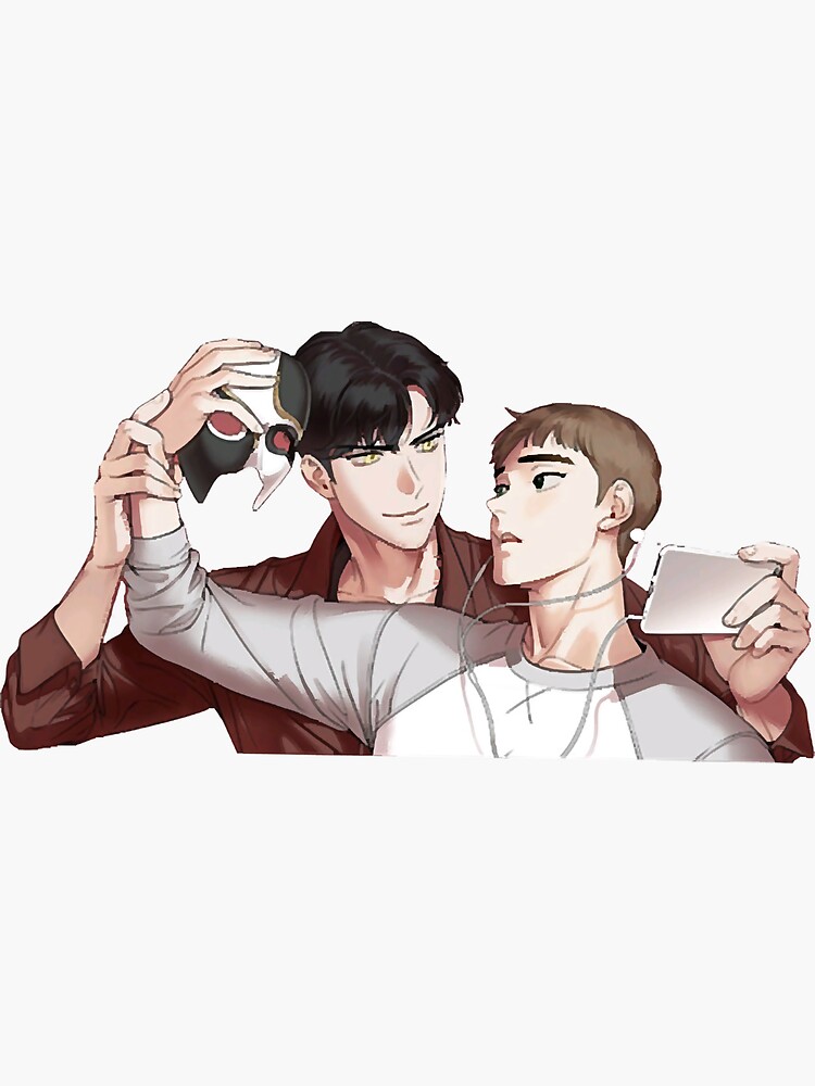 "Bj Alex " Sticker by GloryQuamaine | Redbubble