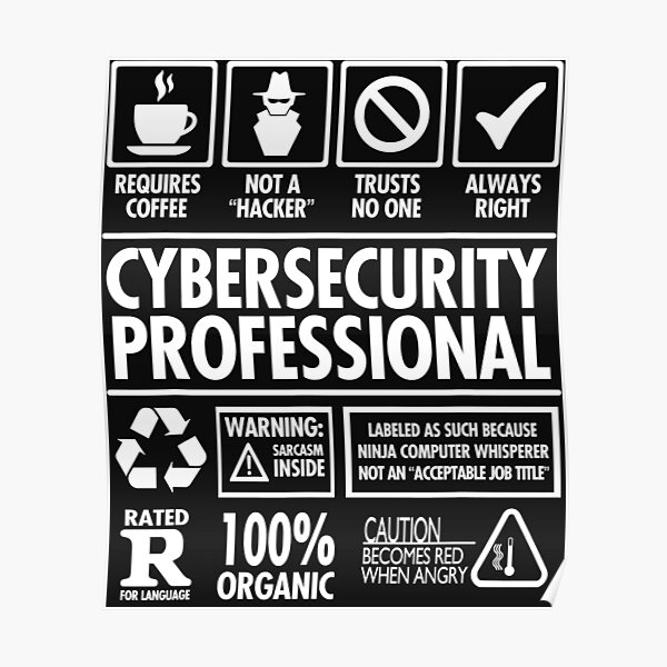 Cybersecurity Awareness Posters | Redbubble