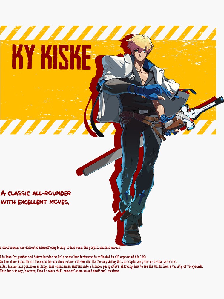 "GG STRIVE - Ky kiske" Sticker for Sale by Albat672 | Redbubble