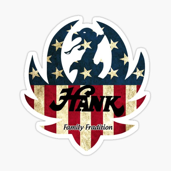 "Retro Hank Jr Art Williams Vaporware Music Love Flag America " Sticker ...
