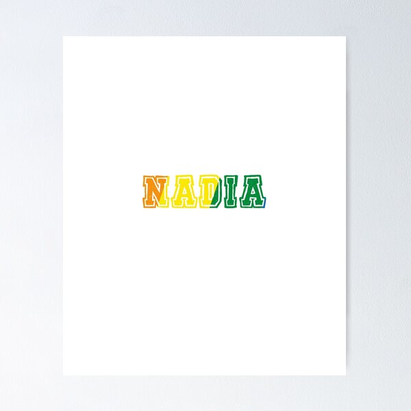 "NADIA" Poster for Sale by ruviogevio | Redbubble