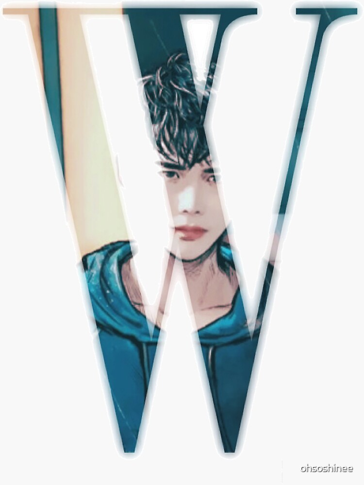 "W - Webtoon " Sticker for Sale by ohsoshinee | Redbubble