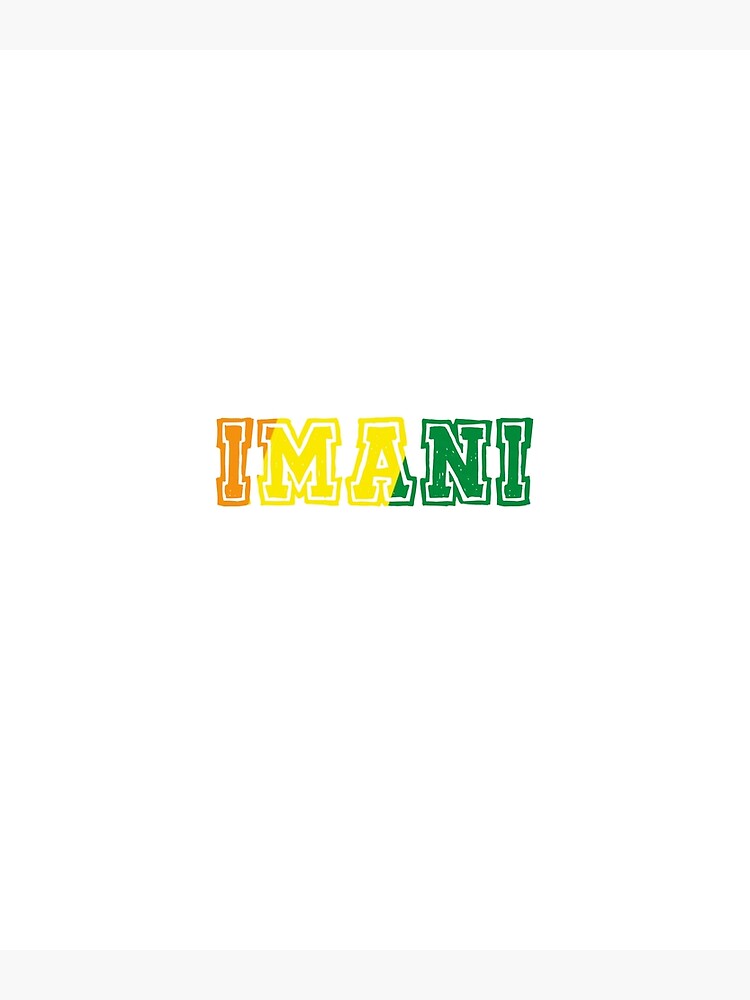 "IMANI" Poster for Sale by ruviogevio | Redbubble