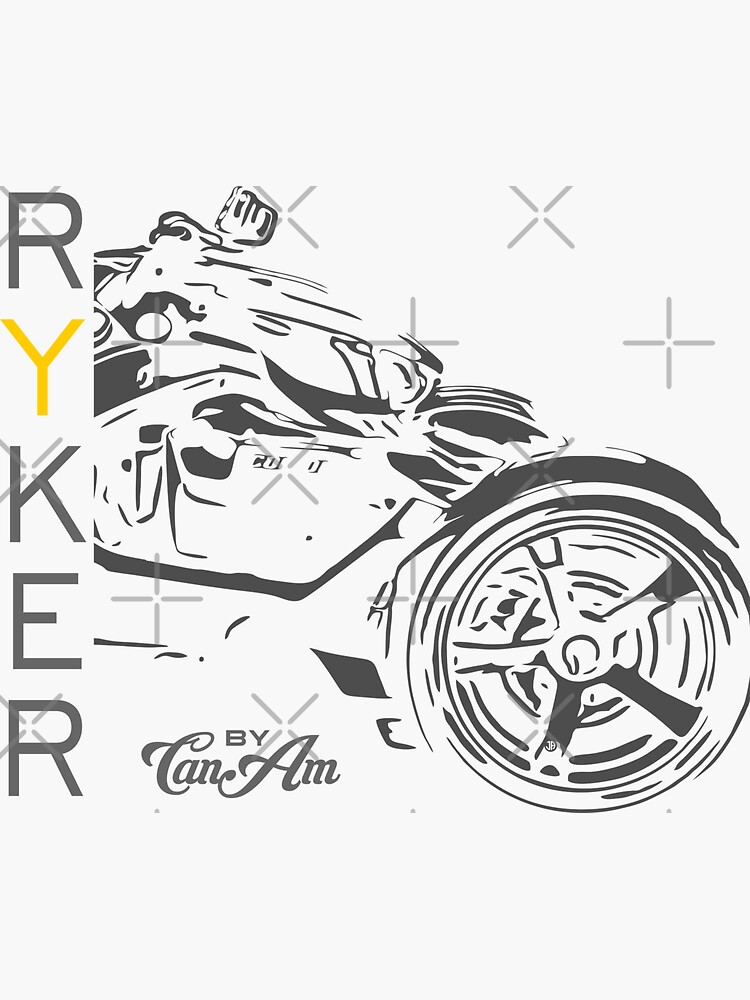 "Can-Am Ryker" Sticker for Sale by jdaburtomsncom | Redbubble