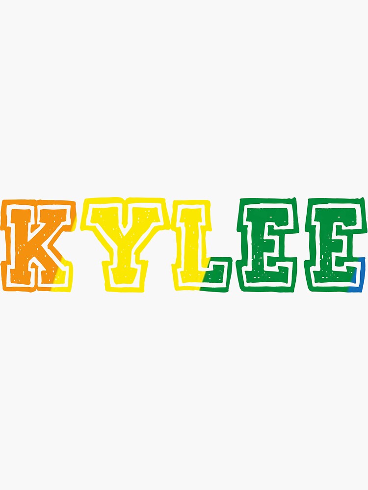 "KYLEE" Sticker for Sale by ruviogevio | Redbubble