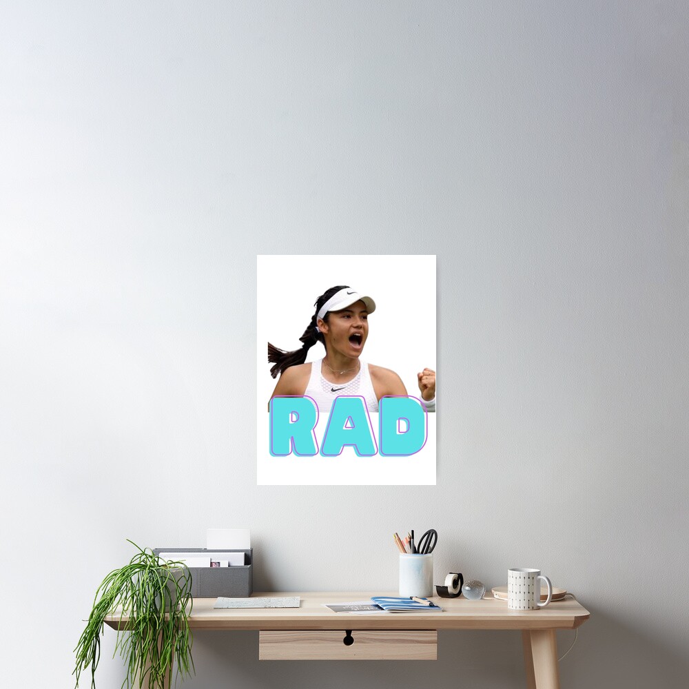 "RAD Emma Raducanu Wimbledon-Tennisspielerin" Poster von roymerch ...