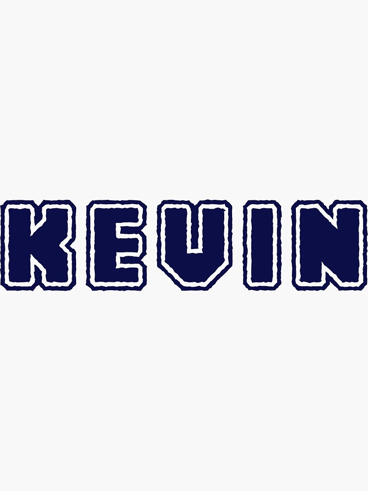 "KEVIN" Sticker for Sale by yalinsolomon | Redbubble