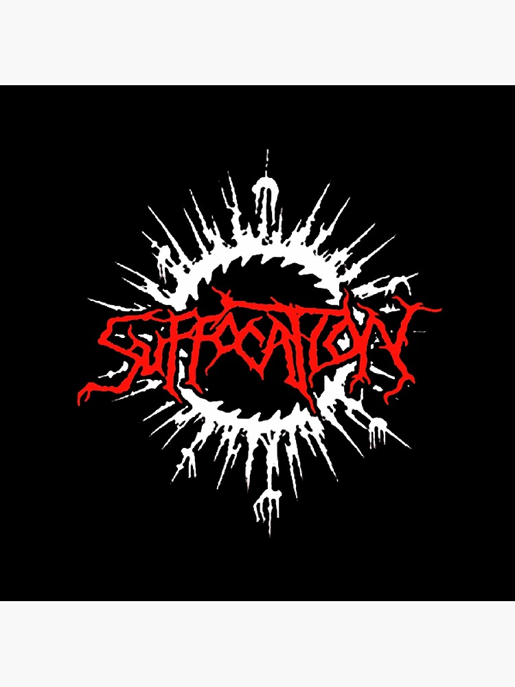 Póster «Géneros: Death metal técnico Suffocation Band logo» de ...