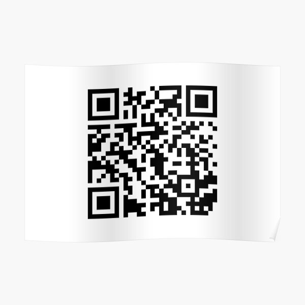 "Random Youtube Meme QR Code" Poster by StarkyBatLK | Redbubble