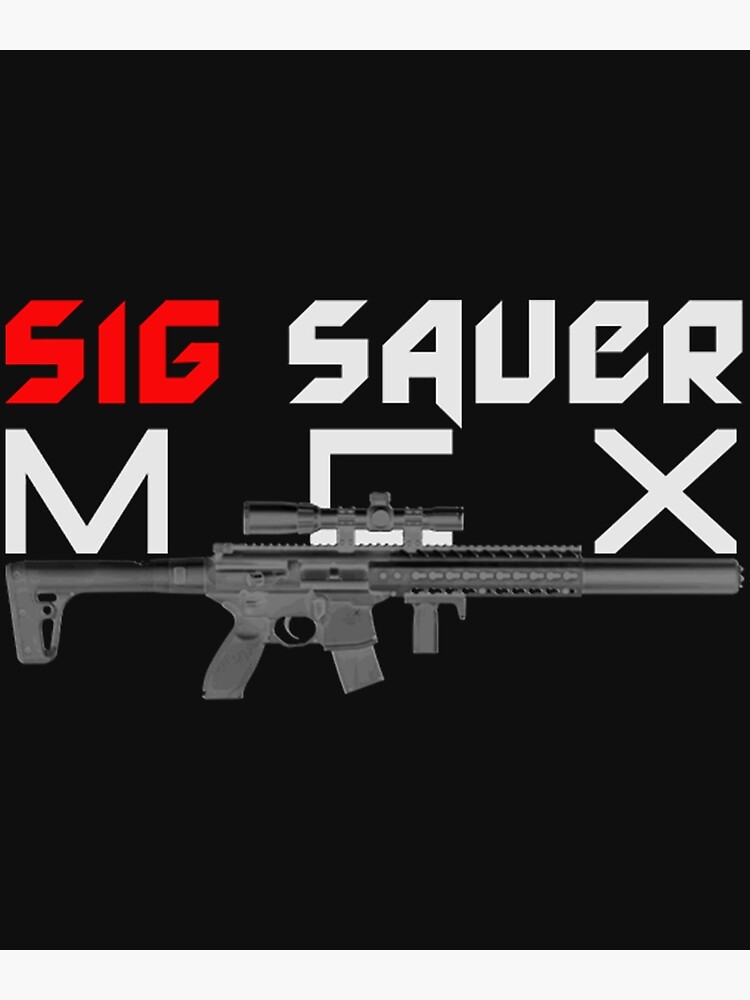 "Rifle SIG Sauer MCX " Poster by YellowCanarys | Redbubble