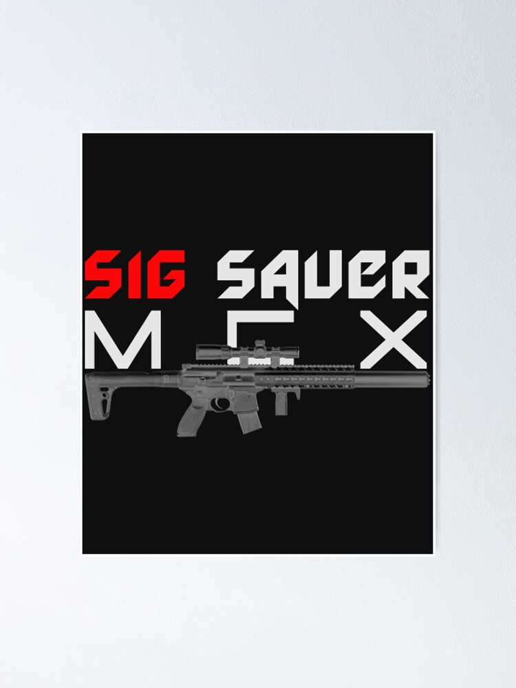 "Rifle SIG Sauer MCX " Poster by YellowCanarys | Redbubble