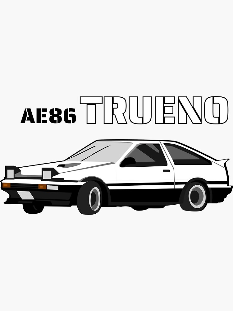 "AE86 Trueno" Sticker by Dv888 | Redbubble