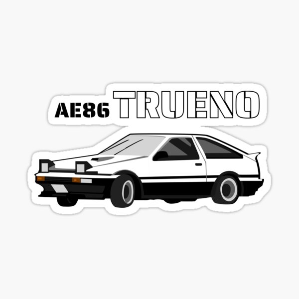 "AE86 Trueno" Sticker by Dv888 | Redbubble