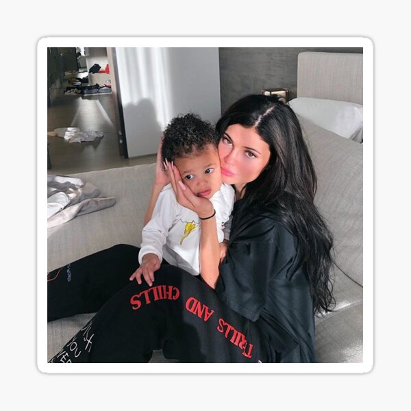 "stormi and kylie jenner" Sticker for Sale by kimberlydina | Redbubble