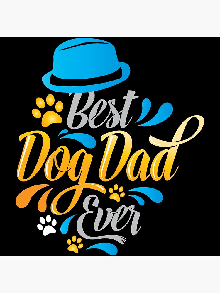 Póster «padre dia del padre perro papi papi» de JesieJones | Redbubble