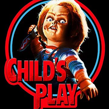 "chucky in the circle design" Sticker for Sale by PowersMelvin | Redbubble