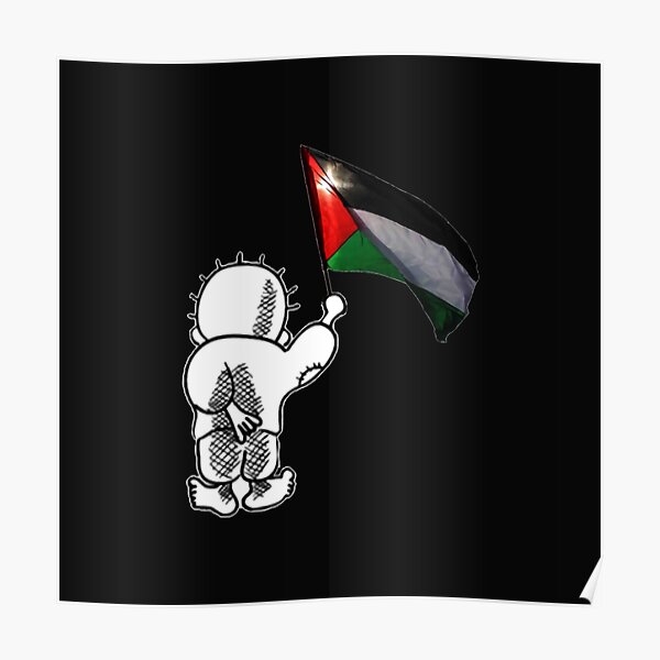 "Handala - Free Palestine " Poster by lanmunsik | Redbubble