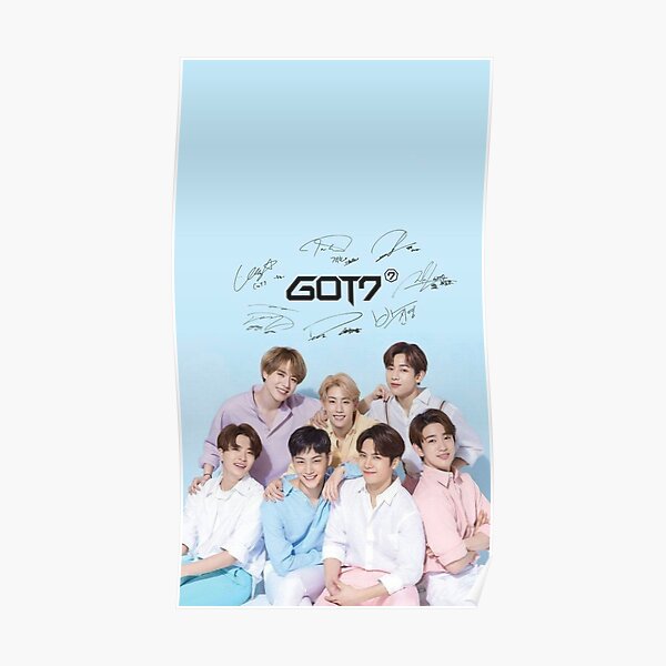 "GOT7 Photo and Signatures 2021" Poster by K-Artists | Redbubble