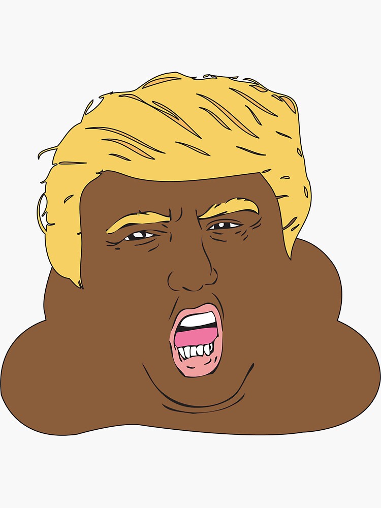 "Donald Dump" Sticker for Sale by Wiltify | Redbubble