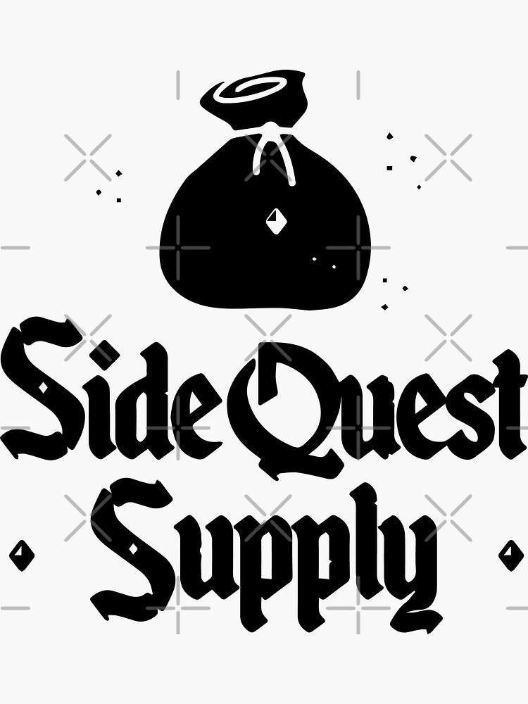 "Side quest Sticker" Sticker by naullynicolas | Redbubble