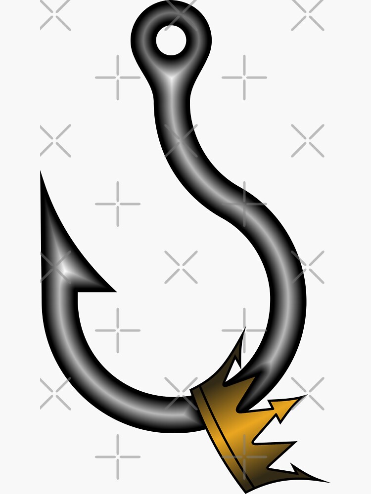 "fishing king" Sticker for Sale by Strawbilo | Redbubble