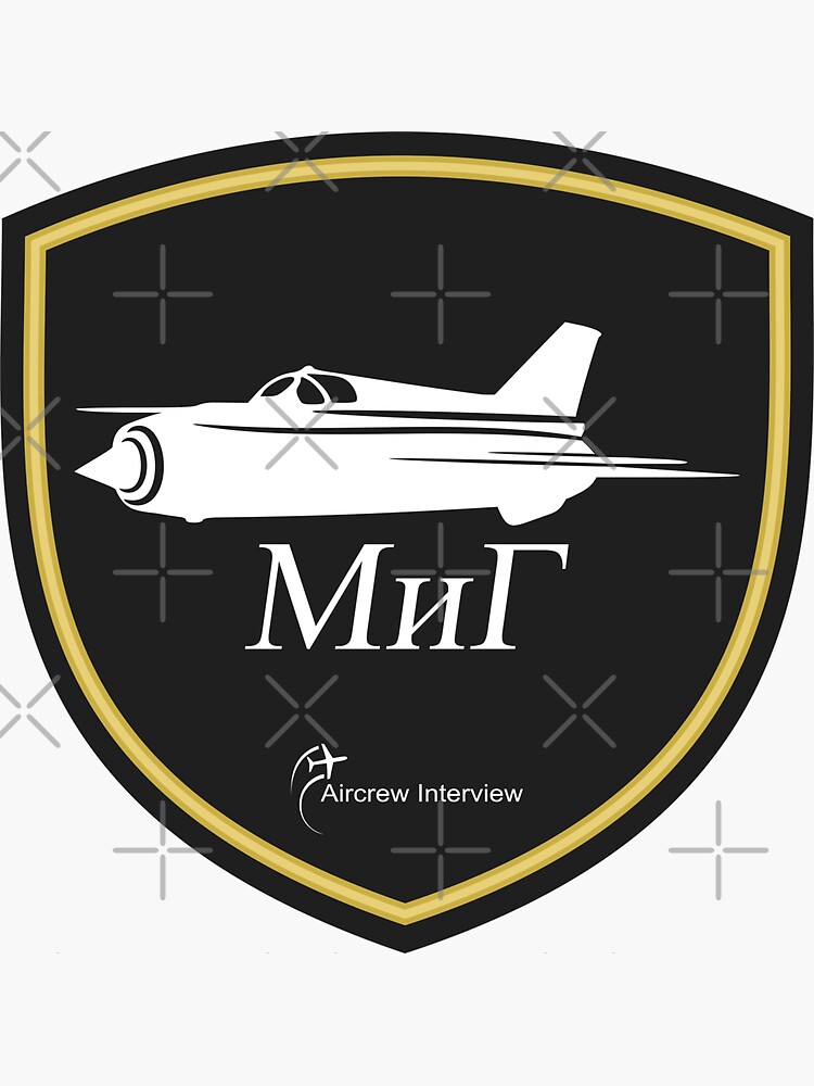 "Mig Patch" Sticker for Sale by ACInterview | Redbubble