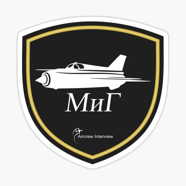 "Mig Patch" Sticker for Sale by ACInterview | Redbubble