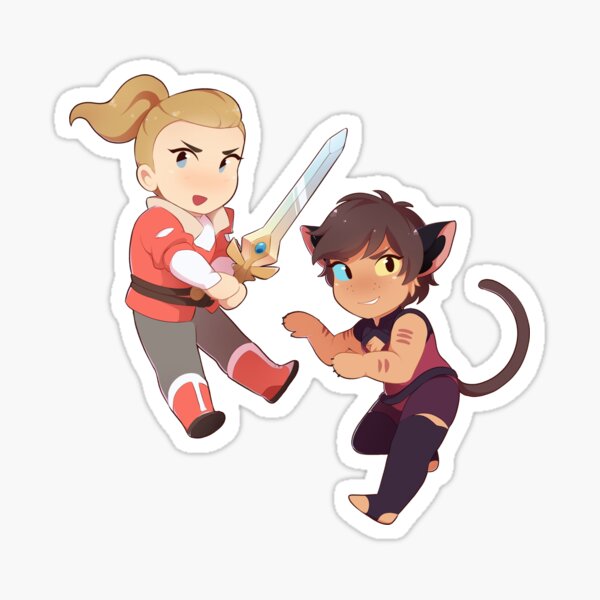 "Catradora Chibis - She-Ra" Sticker for Sale by applesartt | Redbubble