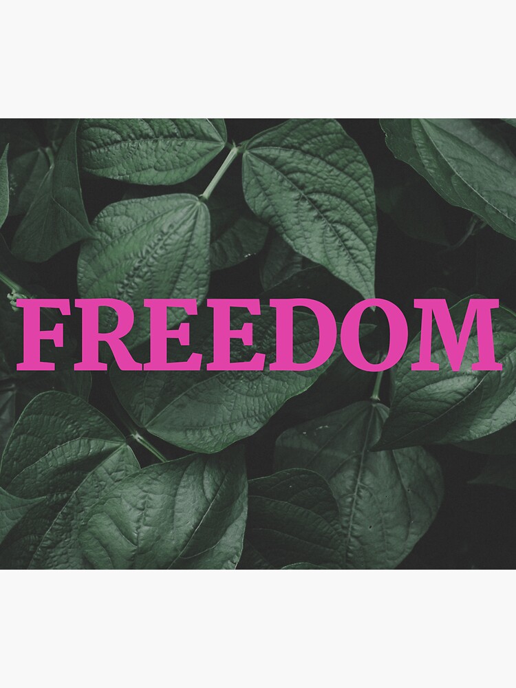 "Natural Freedom" Sticker for Sale by BoldandGold | Redbubble