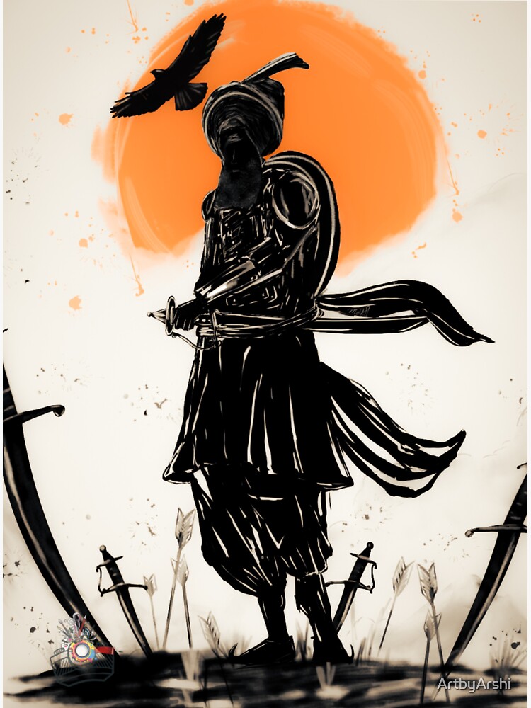 "Sikh warrior " Sticker for Sale by ArtbyADSingh | Redbubble