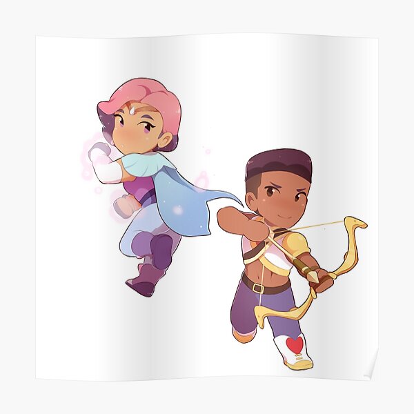 "Glimbow Chibis - She-Ra" Poster by applesartt | Redbubble