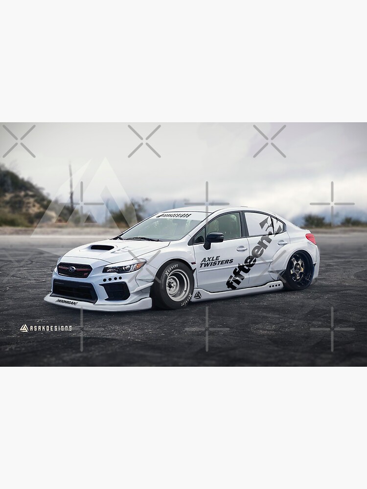 "WRX sti Custom design poster by asakdesign" Sticker for Sale by ...