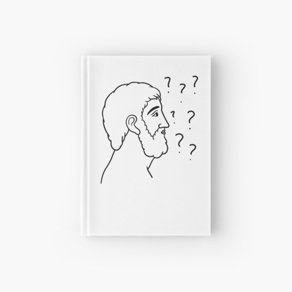 "Philosopher Line Art Portrait - Philosophy Teacher - White Edition ...