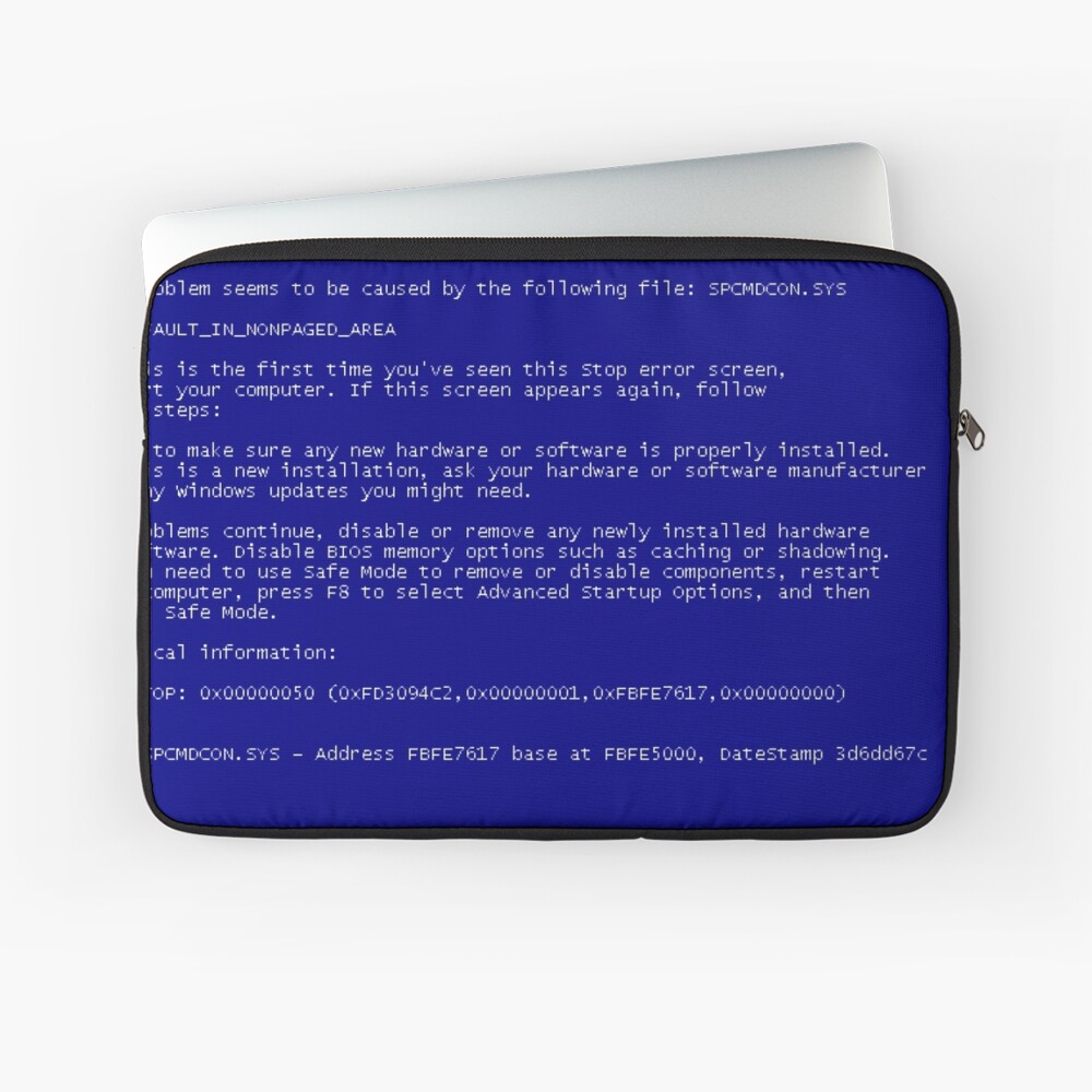 "Windows XP BSOD" Sticker for Sale by NetscapeNaviISP | Redbubble