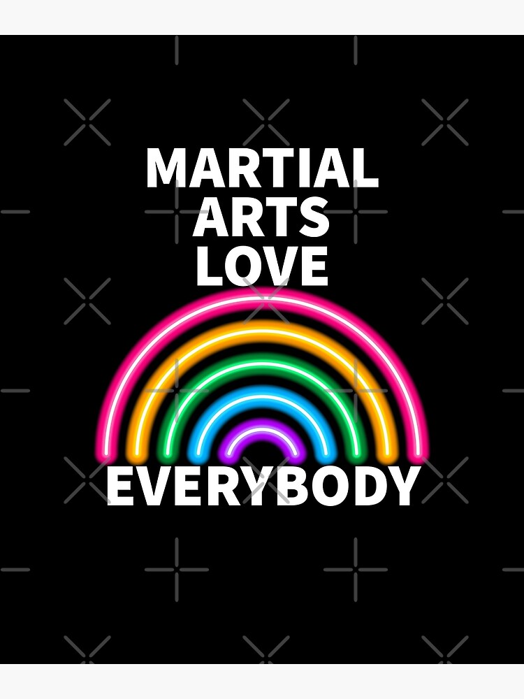 "MMA Rainbow" Poster by Maestroedems | Redbubble