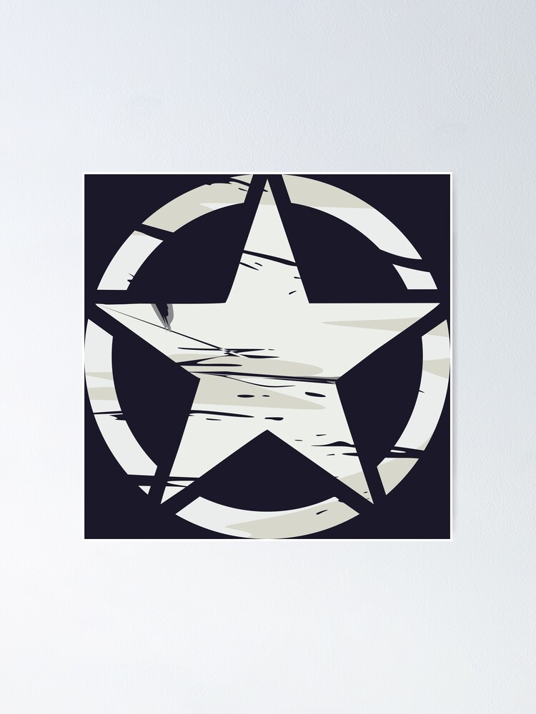 "WW2 us army logo (shabby)" Poster by FAawRay | Redbubble