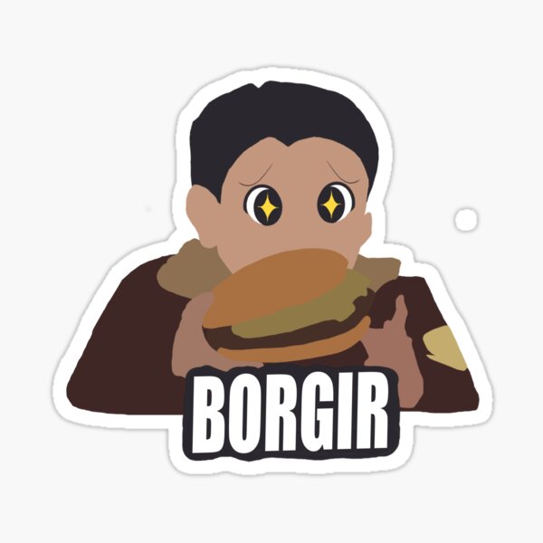 "Borgir meme" Sticker for Sale by CreaColor | Redbubble